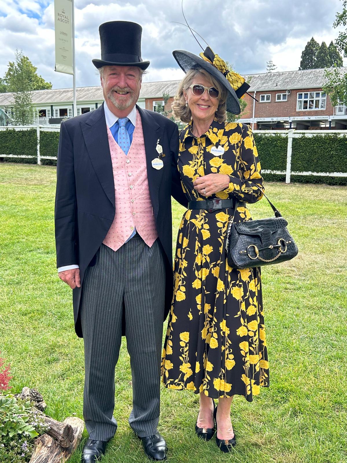 Julia yellow bow pinokpok ascot - Lomax & Skinner - Bespoke ...